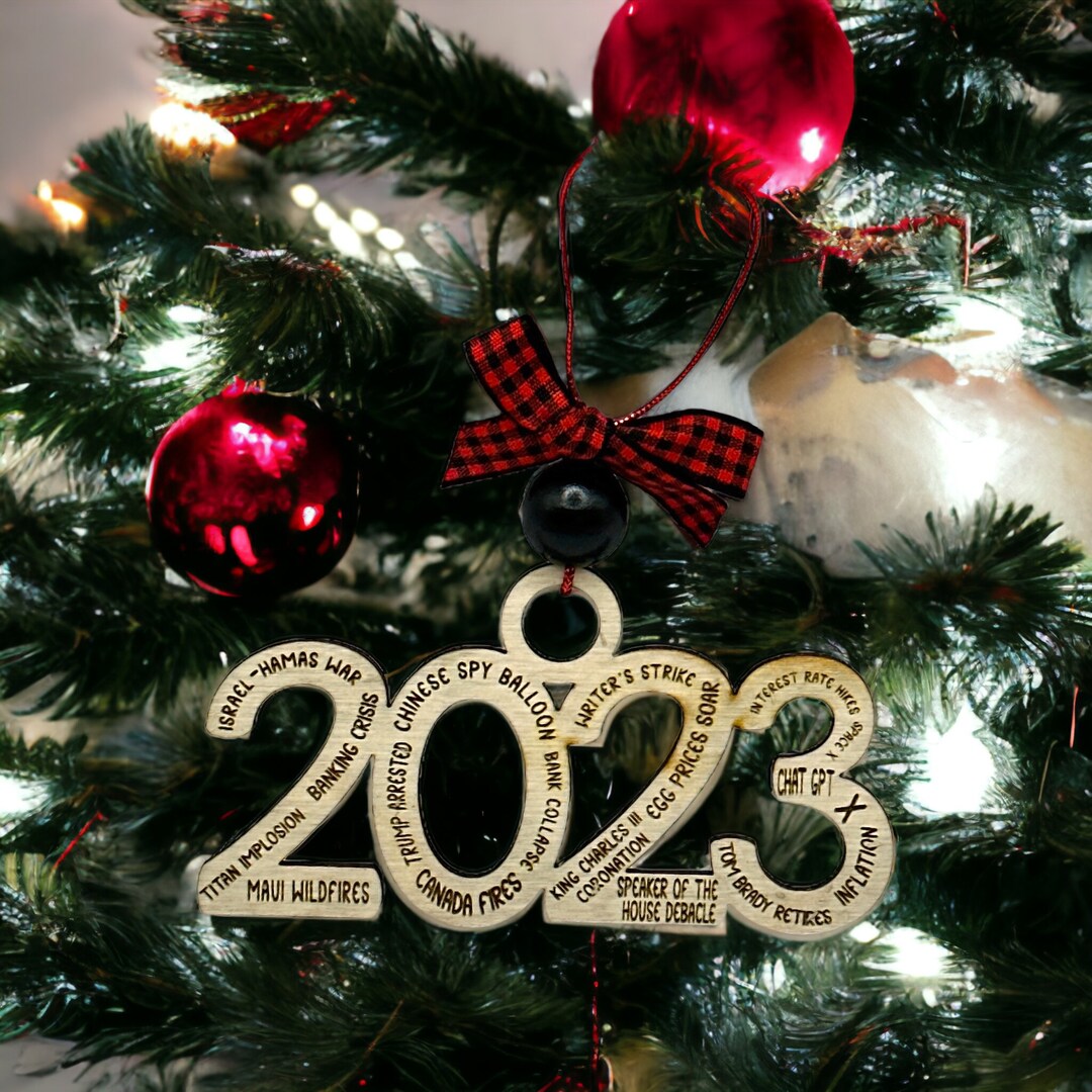 2023 Year in Review Ornament | DIGITAL FILE | SVG | Glowforge - Etsy