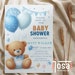 EDITABLE Teddy Bear Baby Shower Invitation Template INSTANT - Etsy