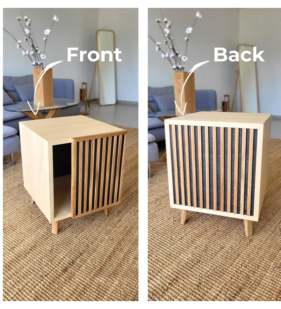 Handcrafted Wood Pet House for Cats Sustainable Cat Furniture and Home ...