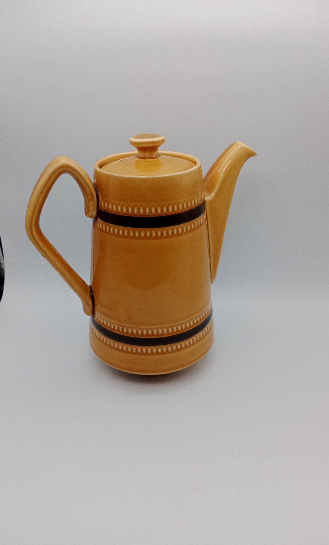 Collectible Sadler Coffee Pot, Retro 70's Design, Made in England ...