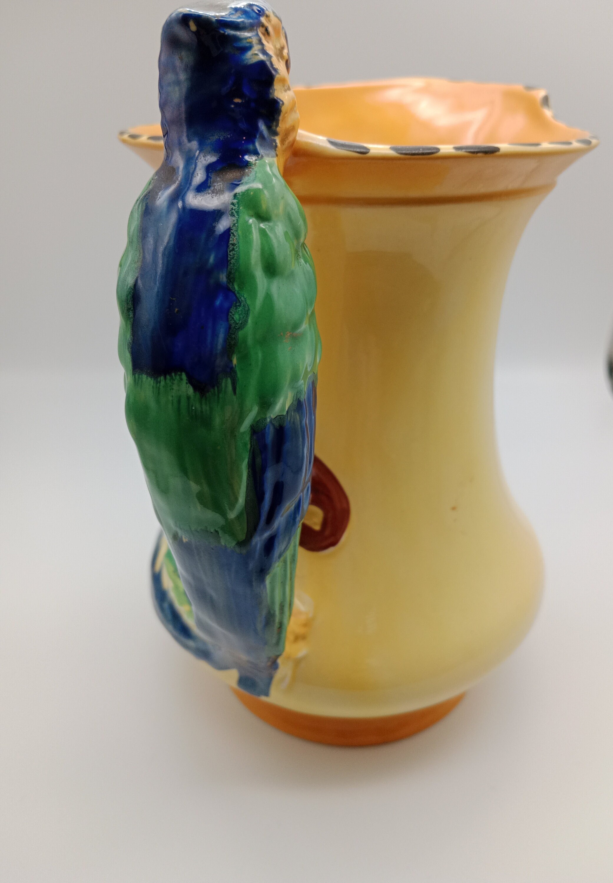 Vintage Burleigh Ware Art Deco 1930s Parrot Jug 18cm Tall. - Etsy