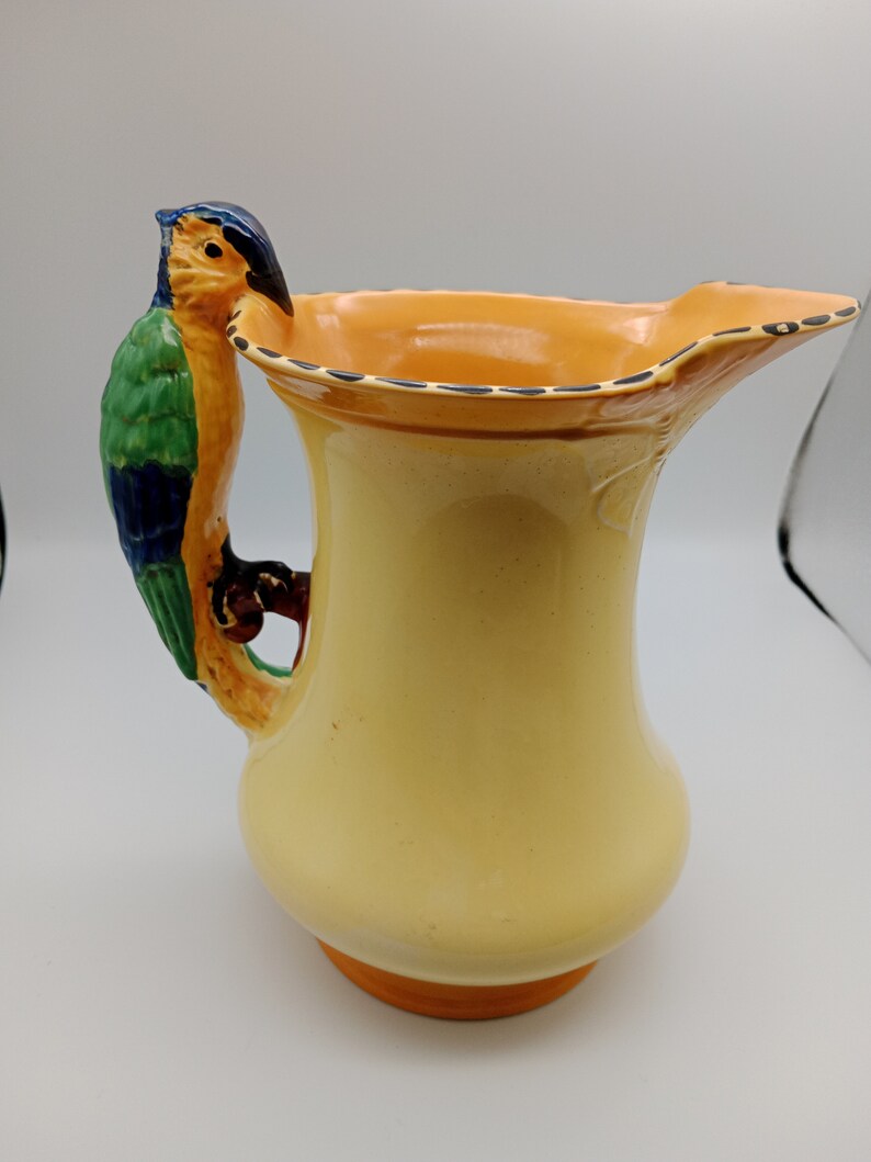 Vintage Burleigh Ware Art Deco 1930s Parrot Jug 18cm Tall. - Etsy