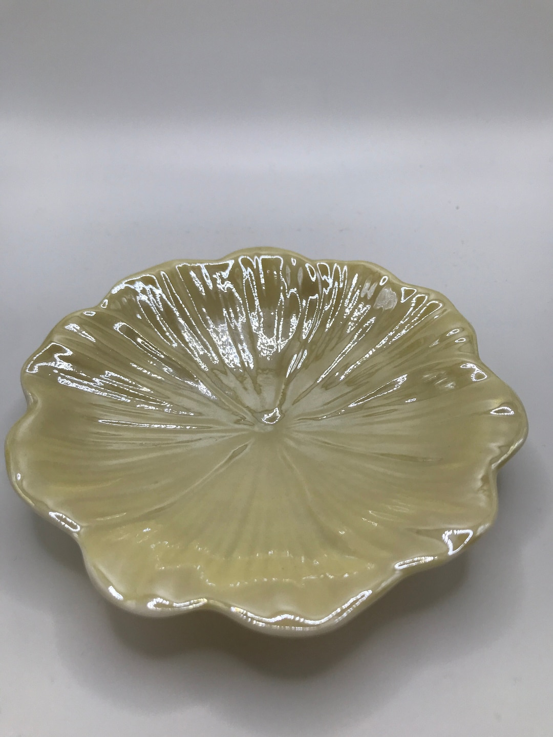 Vintage Belleek Small Plate, Round Organic Shape, Flower Shape, Pin ...
