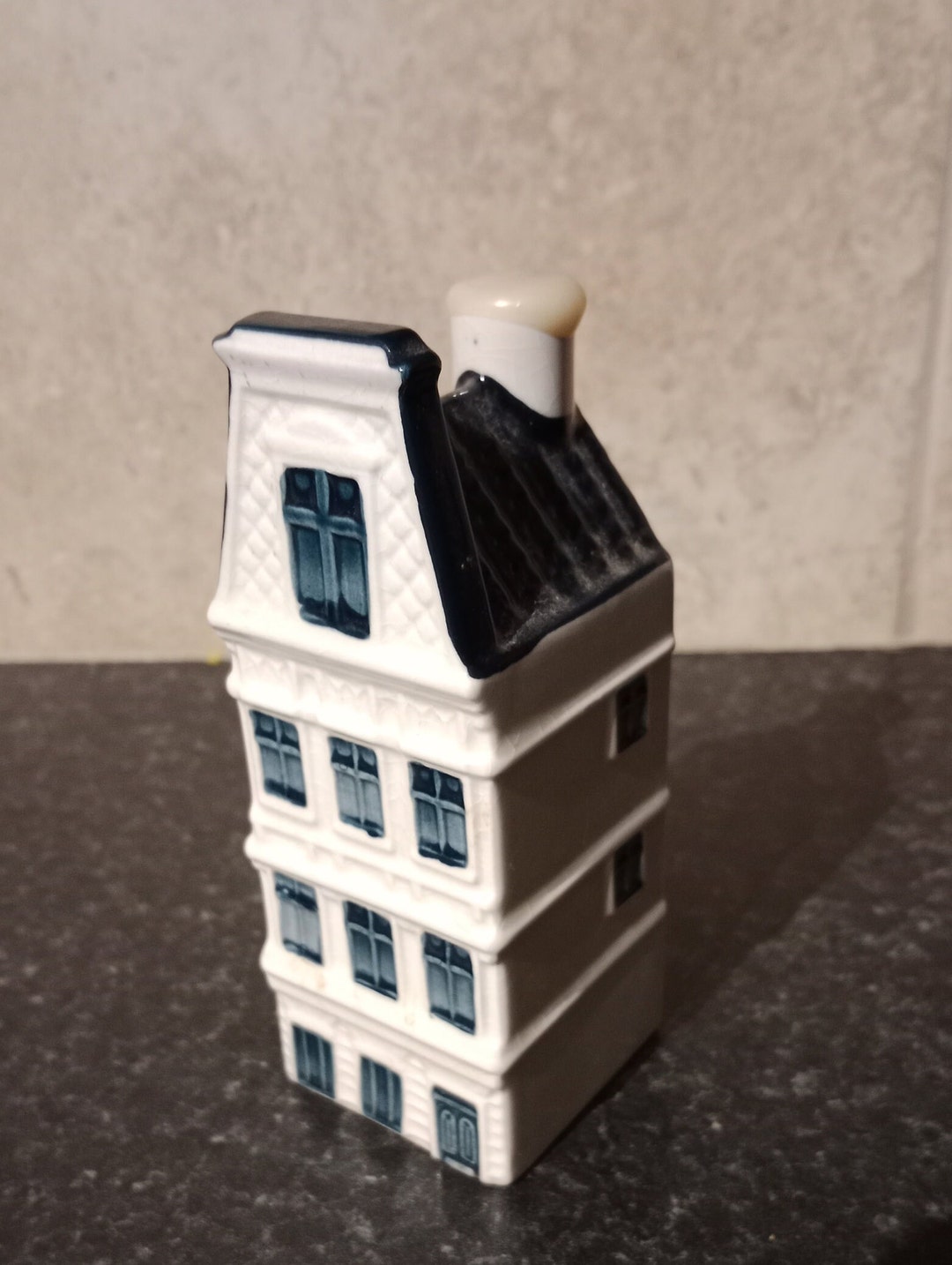 Vintage KLM Blue Delft Miniature House 61 Amsterdam Keizersgracht 439 ...