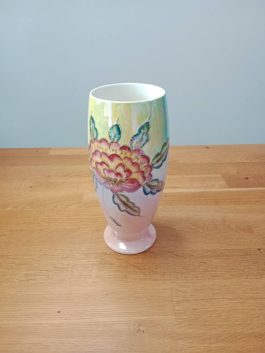Beswick Floral Ceramic Vase, Multicoloured Flowers, Made in England ...