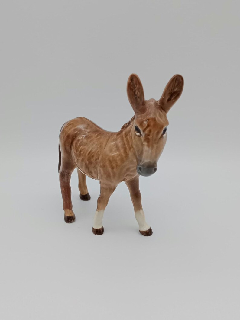 Rare Beswick Donkey Foal Figurine Model 2110, Collectible - 12 Cm H ...