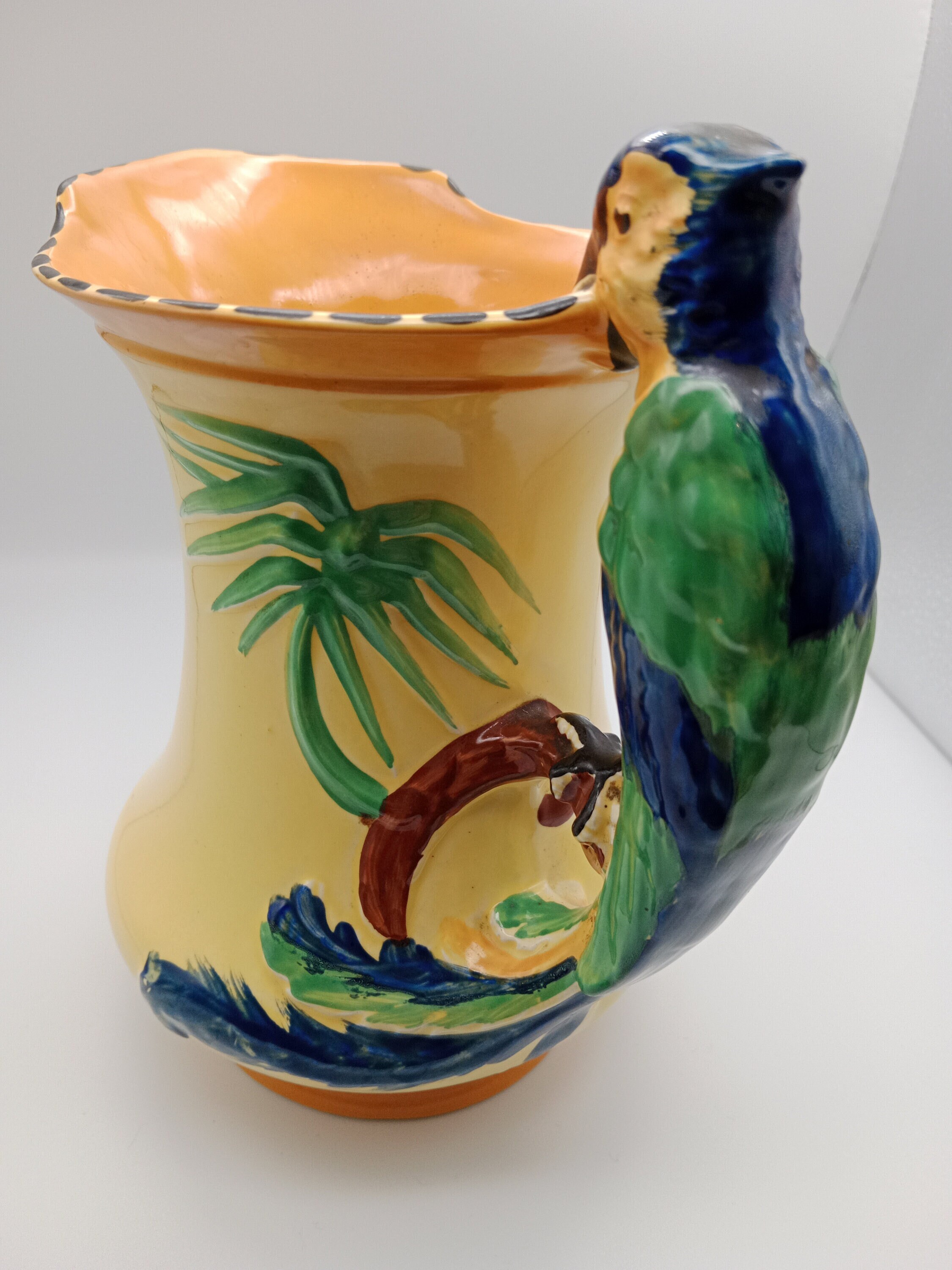 Vintage Burleigh Ware Art Deco 1930s Parrot Jug 18cm Tall. - Etsy