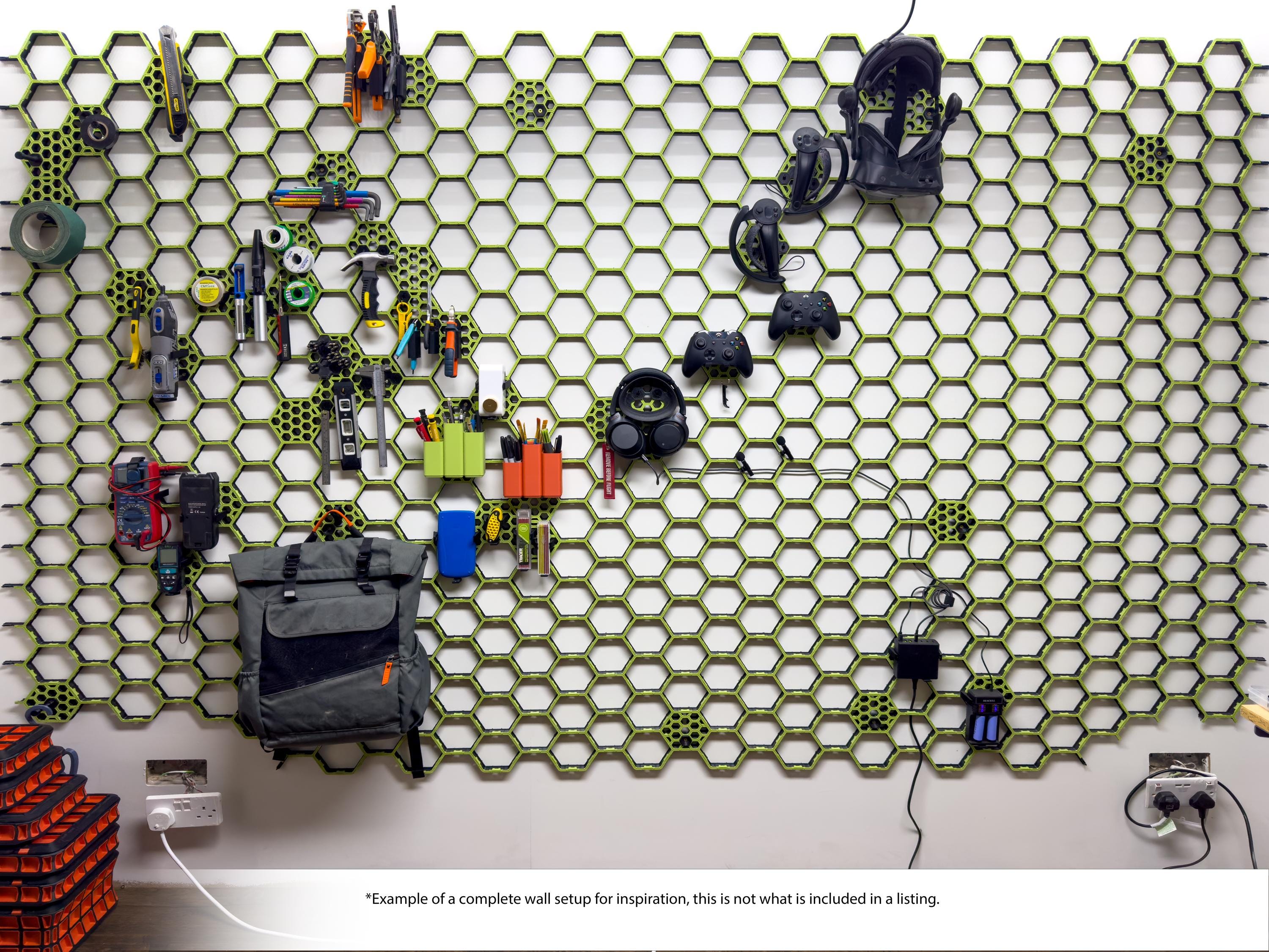 Hexahive Base - Hexagon Wall Storage System - Etsy UK