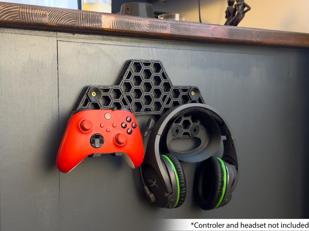 Gaming Kit (xbox 4th Gen Controller) - Hexahive - Hexagon Wall Storage ...