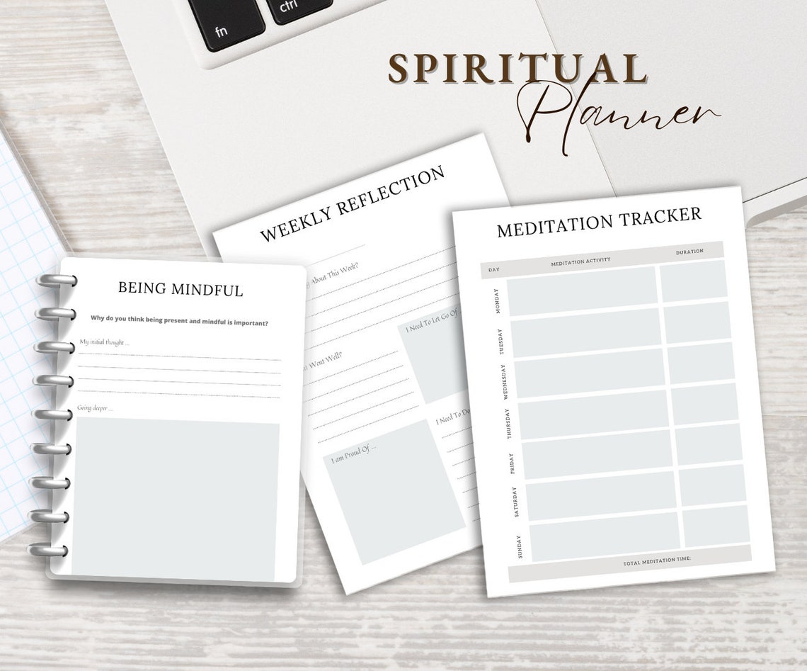 Spirituality Planner Printable Awakening Journal PDF Tarot Journal ...