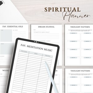 Spirituality Planner Printable Awakening Journal PDF Tarot Journal ...