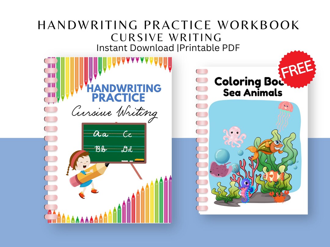 Alphabet Cursive Handwriting Practice, Tracing Worksheet, After-class ...