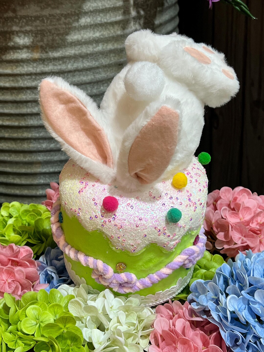 Styro Furry Bunny - Etsy