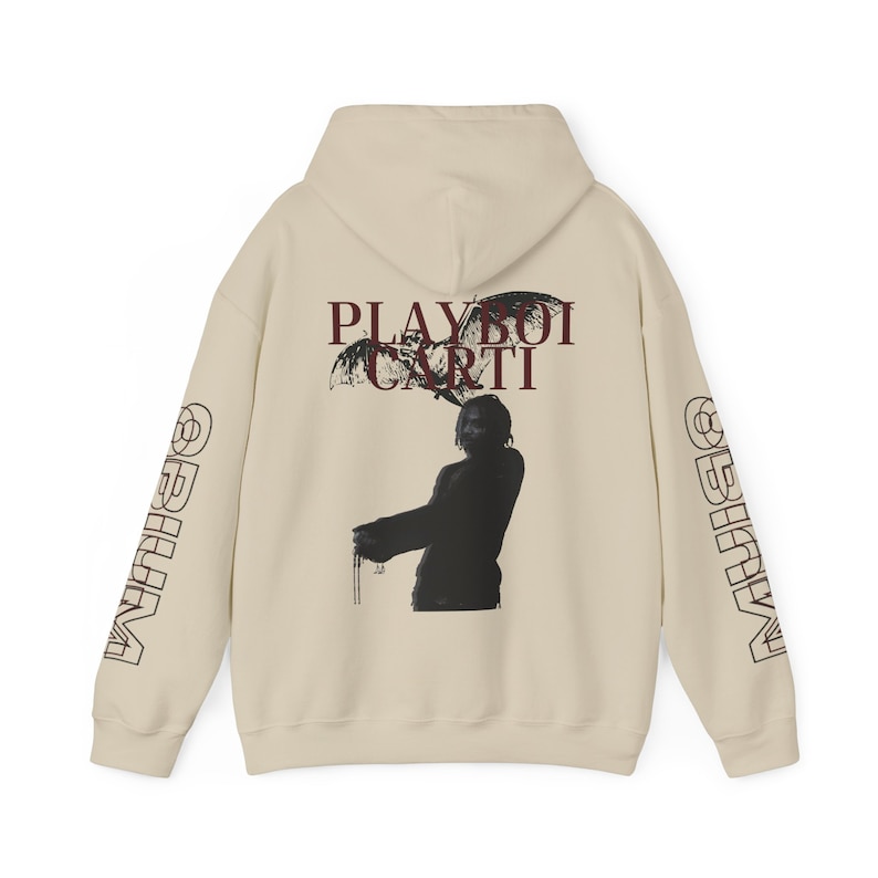Rare Playboi Carti Hoodie, Unique Custom Graphic Design Sweatshirt ...