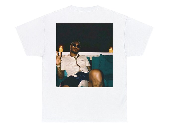 Future Vintage Rap Tee White, Hip Hop Graphic Print T-shirt, Merch T ...