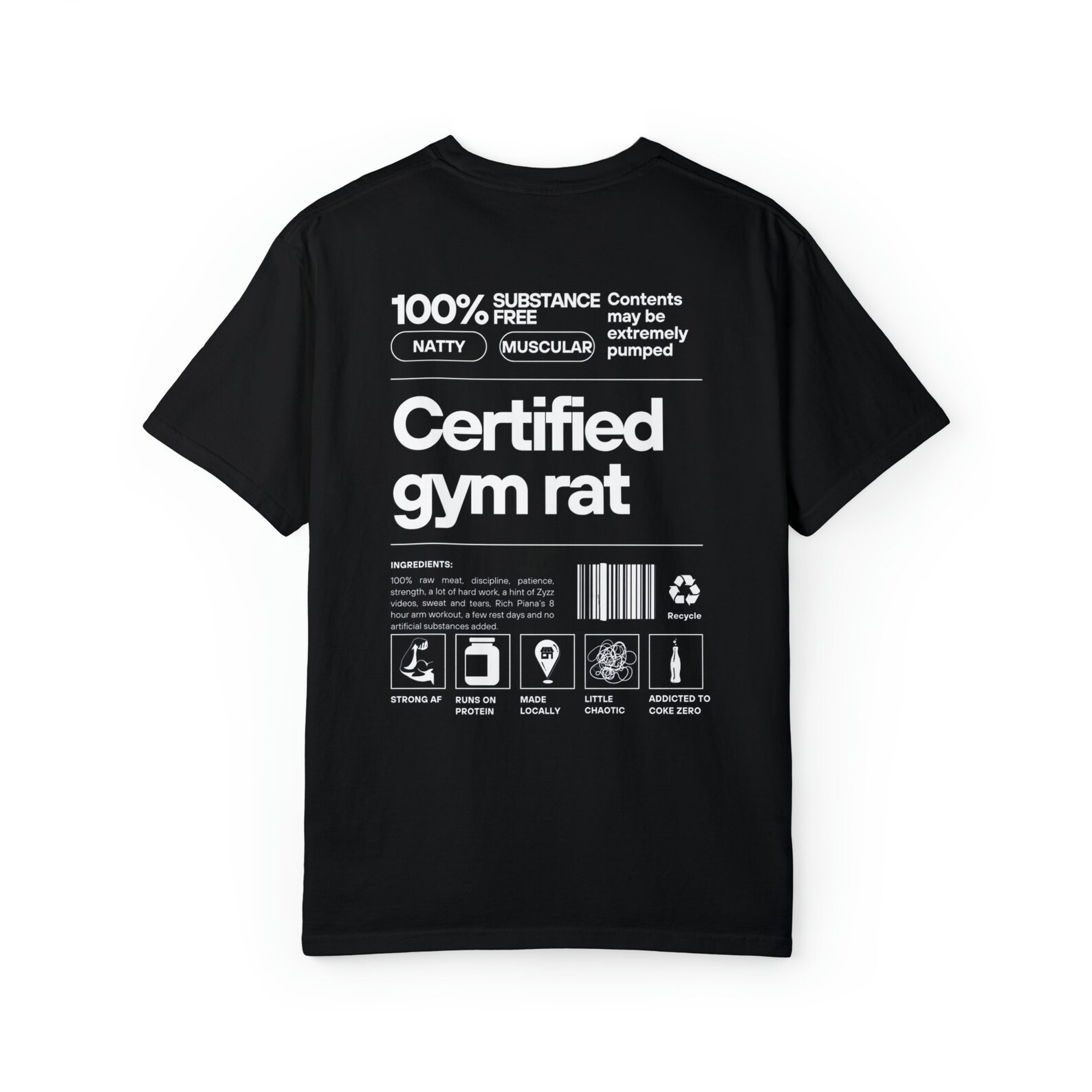 Unisex Gym Pump Cover Graphic Workout Tee 100% Natural - Etsy