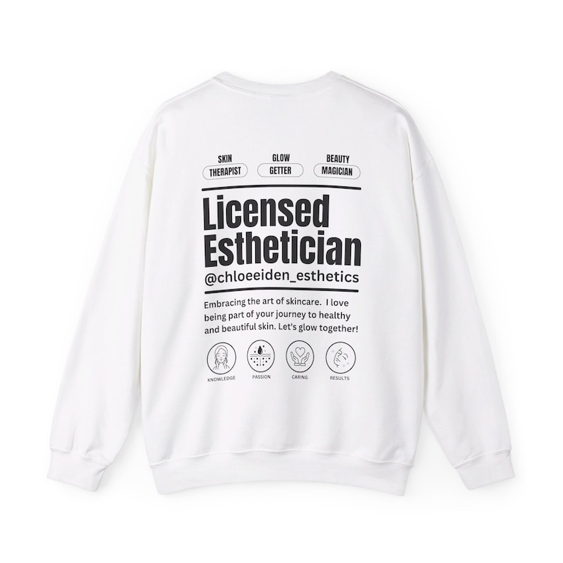 Esthetician Sweatshirt, Personalized Esthetician Tshirt, Custom ...
