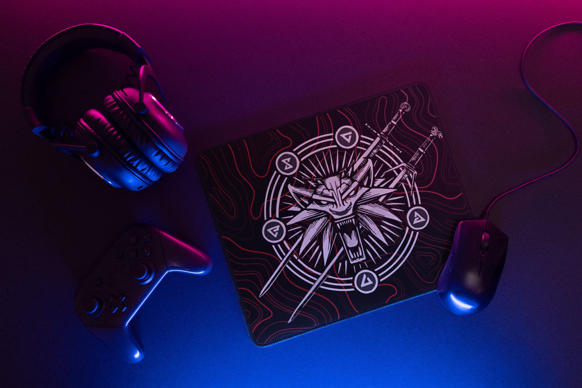 Witcher's Signs Mousepad: Cast a Spell of Enchantment Over Your Digital ...