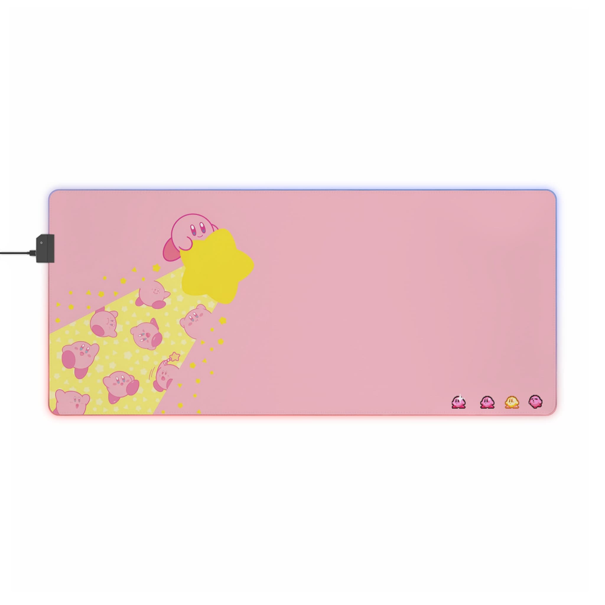 Kirby Star, Kawaii Kirby Mouse Pad, Cute Kirby, Custom Mousepad ...