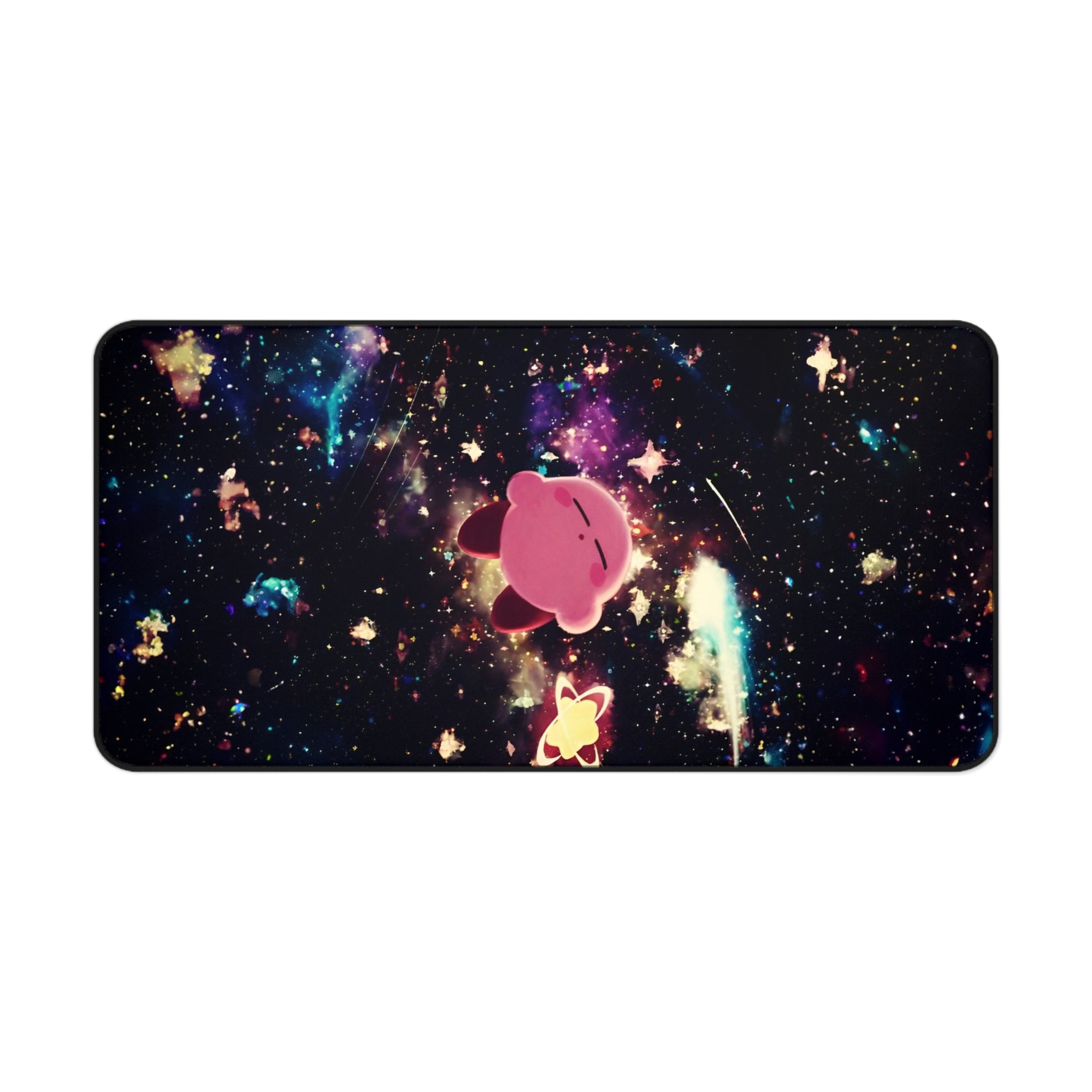 Kirby in Space, Kawaii Kirby Mouse Pad, Cute Kirby, Custom Mousepad ...