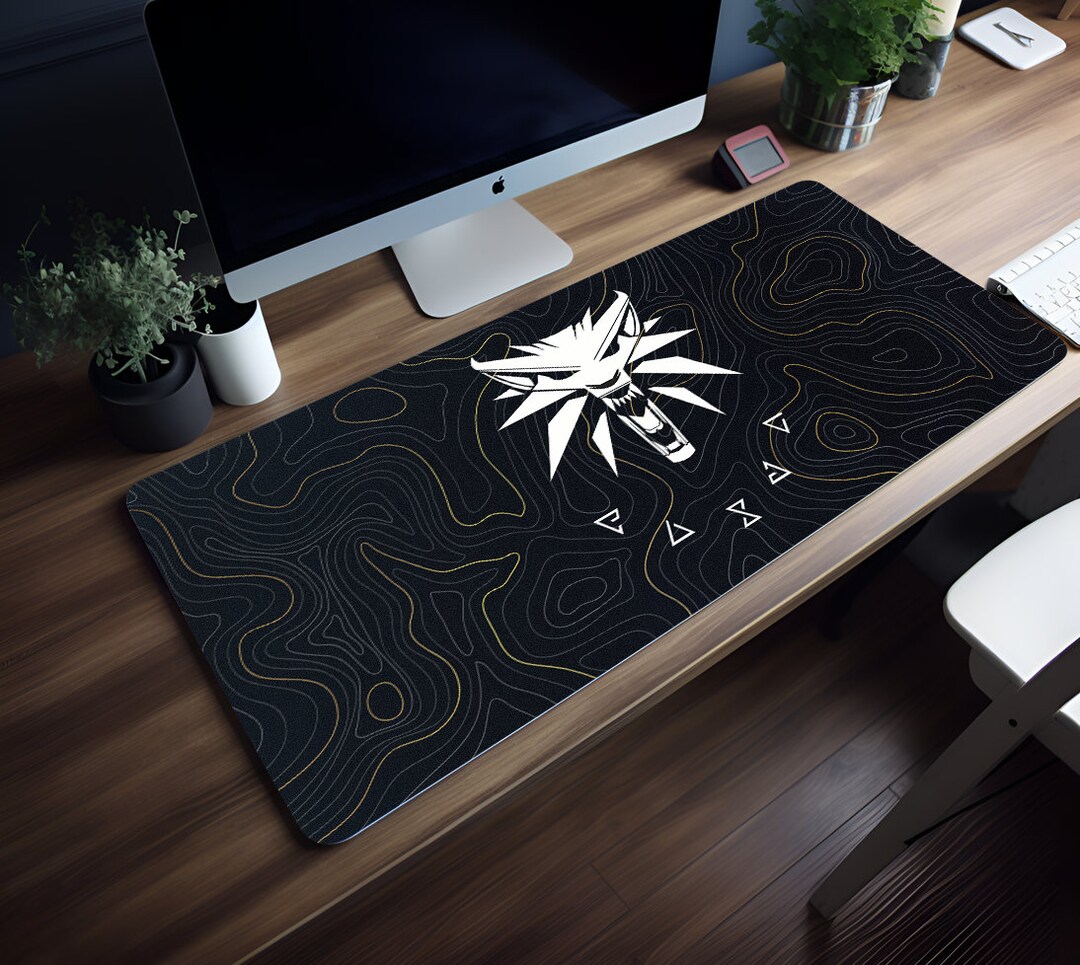 The White Wolf is on the Hunt: Get Your Witcher Mousepad Today, LED RGB ...