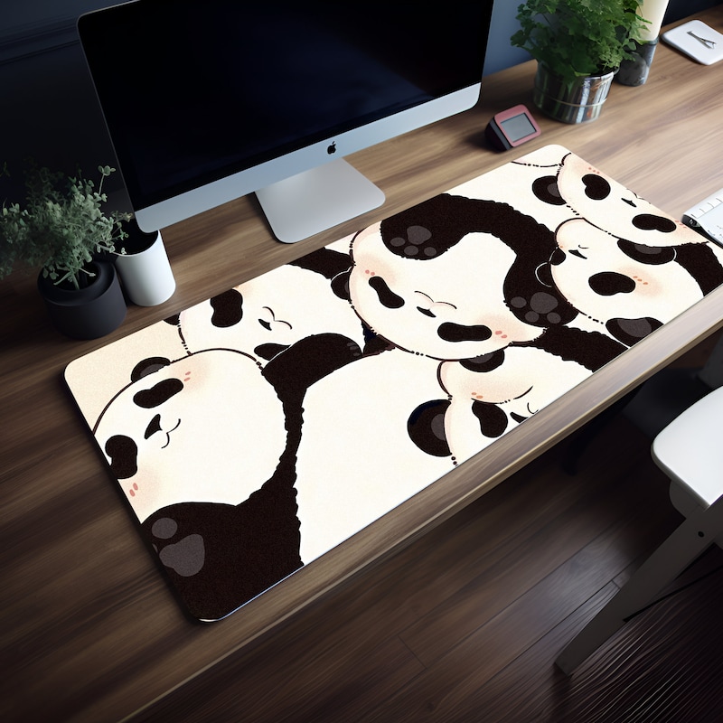 Panda Mouse Pad - Etsy UK