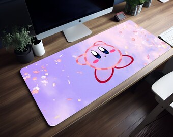 Pink Game Boy Kirby, Kawaii Kirby Mouse Pad, Cute Kirby, Custom ...