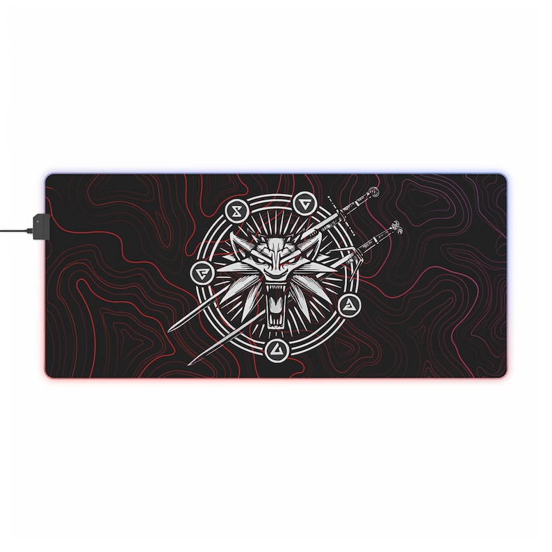 Witcher's Signs Mousepad: Cast a Spell of Enchantment Over Your Digital ...