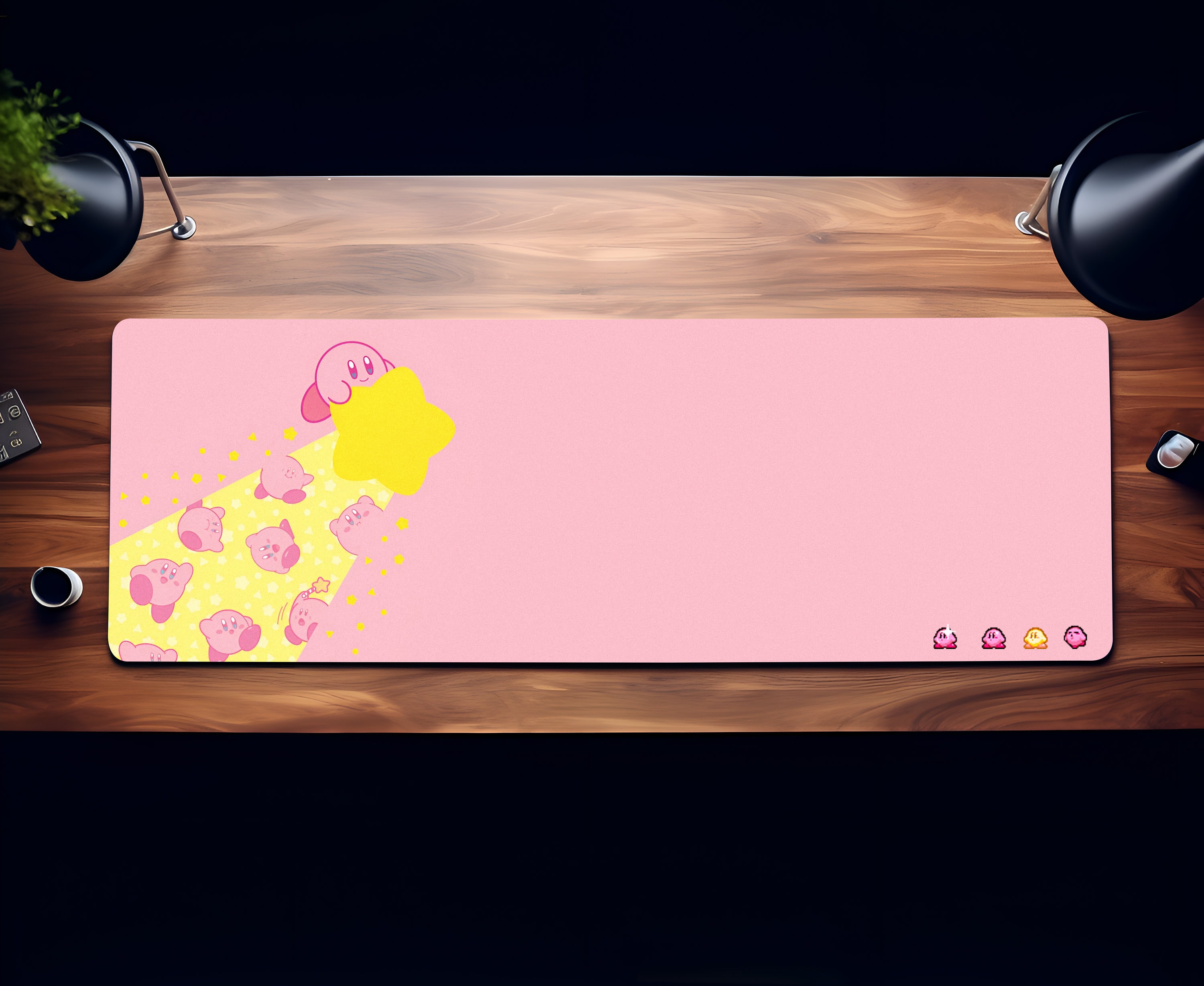 Kirby Star, Kawaii Kirby Mouse Pad, Cute Kirby, Custom Mousepad ...