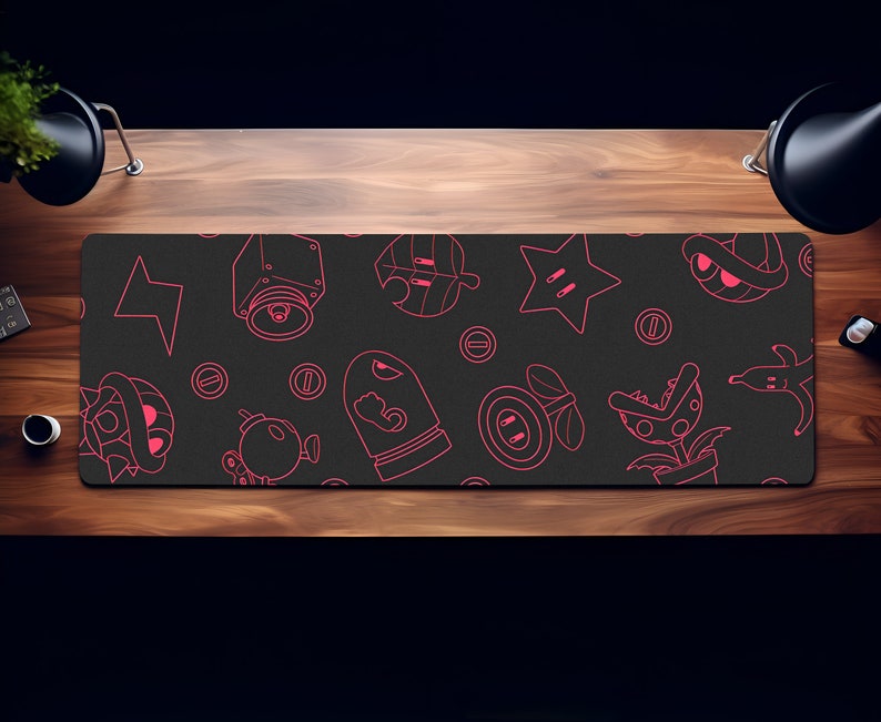 Mario Gamer RGB Large Mouse Pad, 8 Sizes, RGB Lights, XXL Mousepad ...