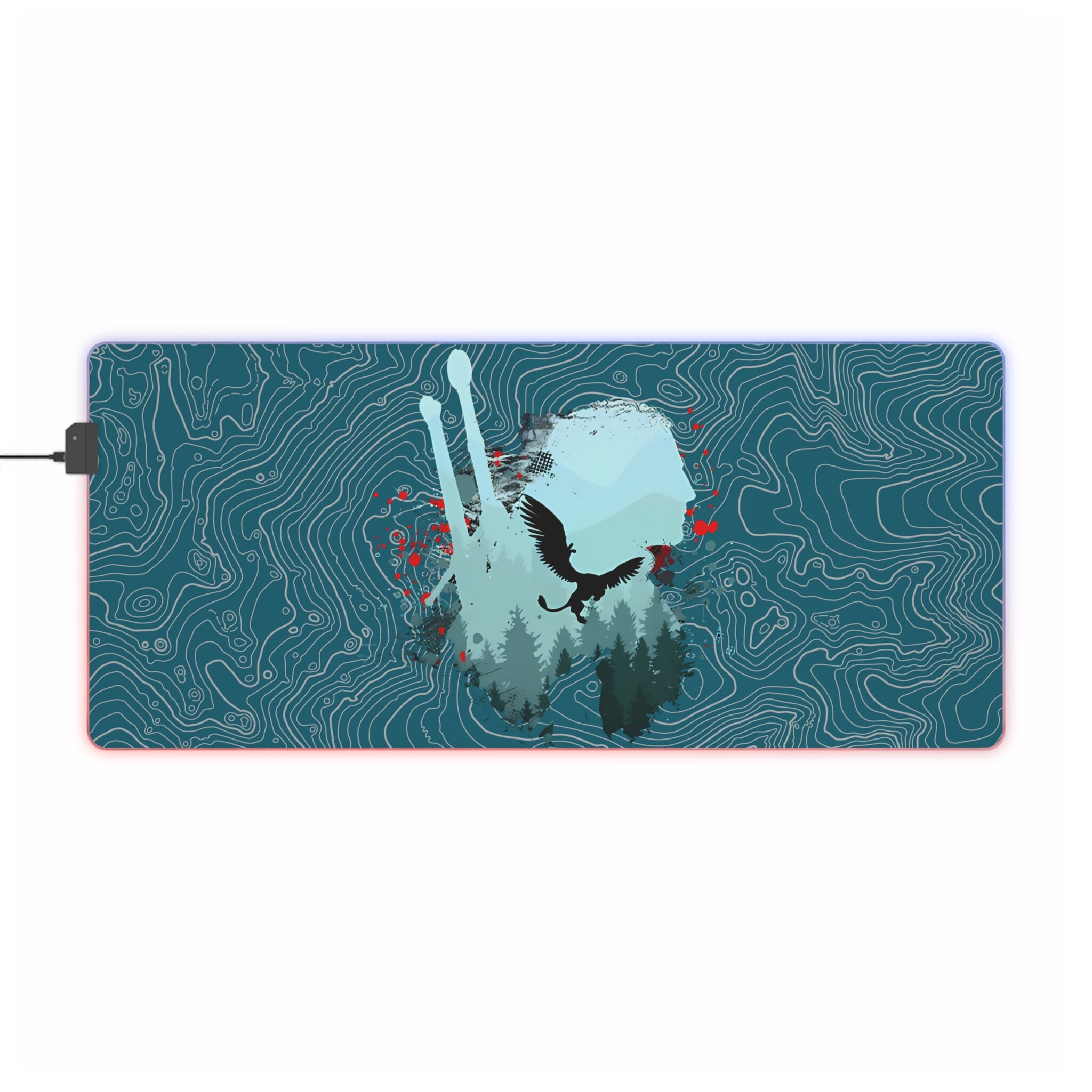 Path of the White Wolf: Unfurl Your Destiny With This Witcher Mousepad ...