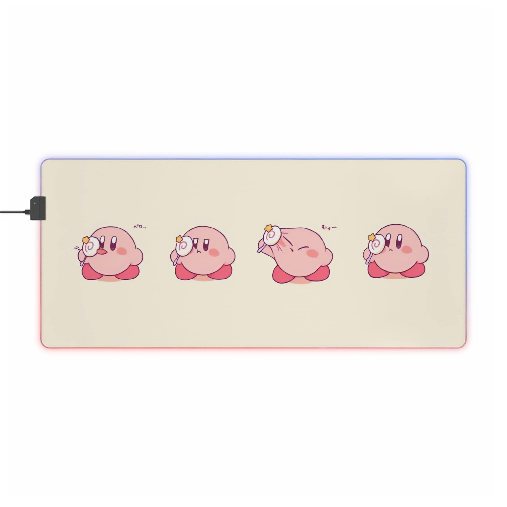 Kawaii Kirby Mouse Pad, Cute Kirby, Custom Mousepad, Esthetic Desk Mat ...
