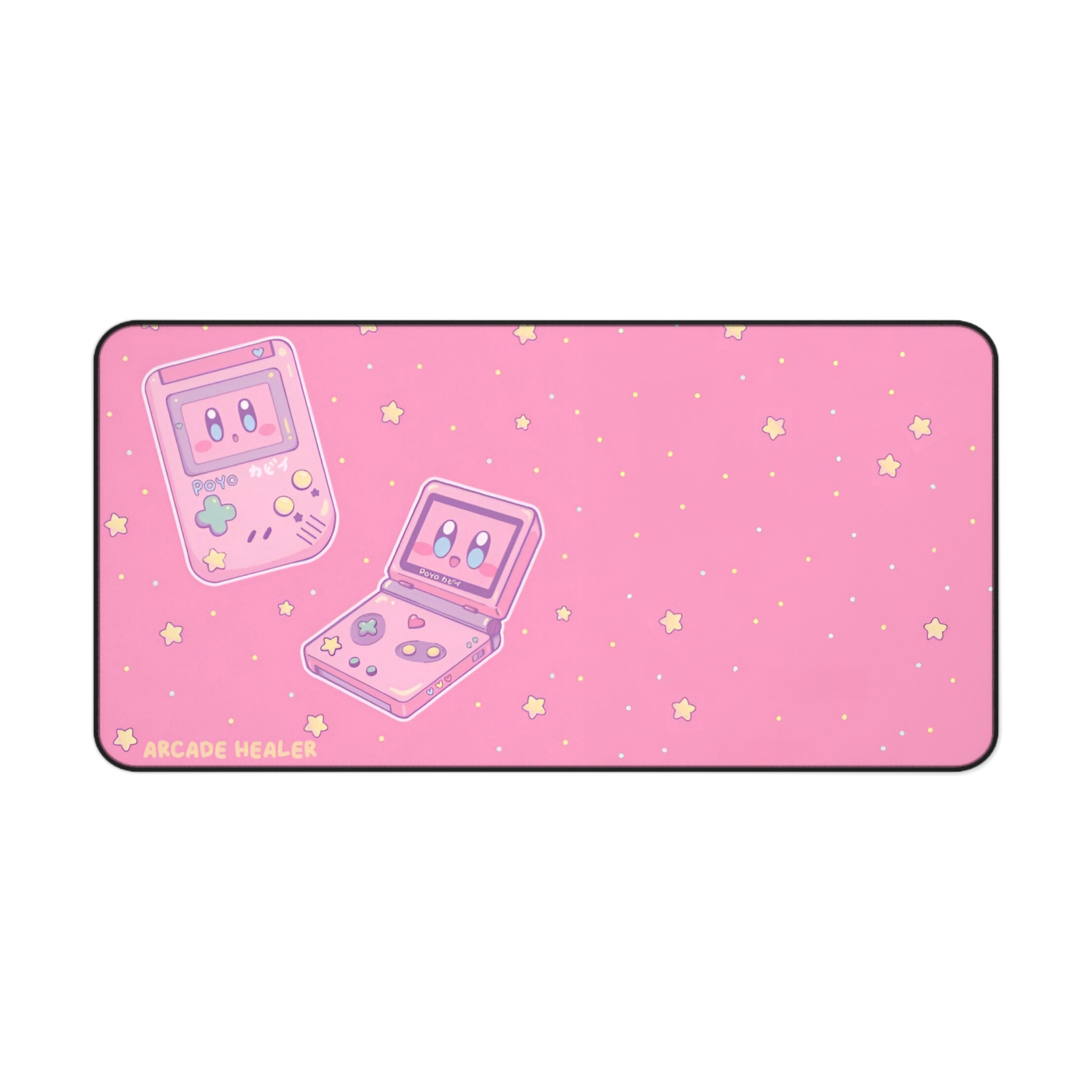 Pink Game Boy Kirby, Kawaii Kirby Mouse Pad, Cute Kirby, Custom ...