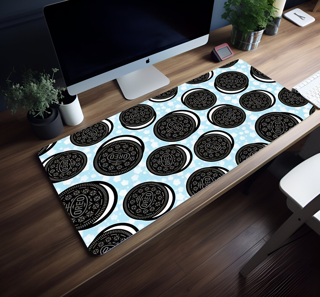 Cute Oreo Large RGB Mouse Pad, 8 Sizes, RGB Lights, XXL Mousepad ...