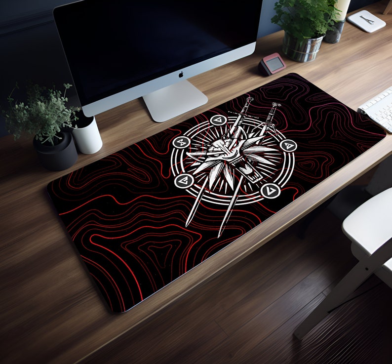 Witcher's Signs Mousepad: Cast a Spell of Enchantment Over Your Digital ...