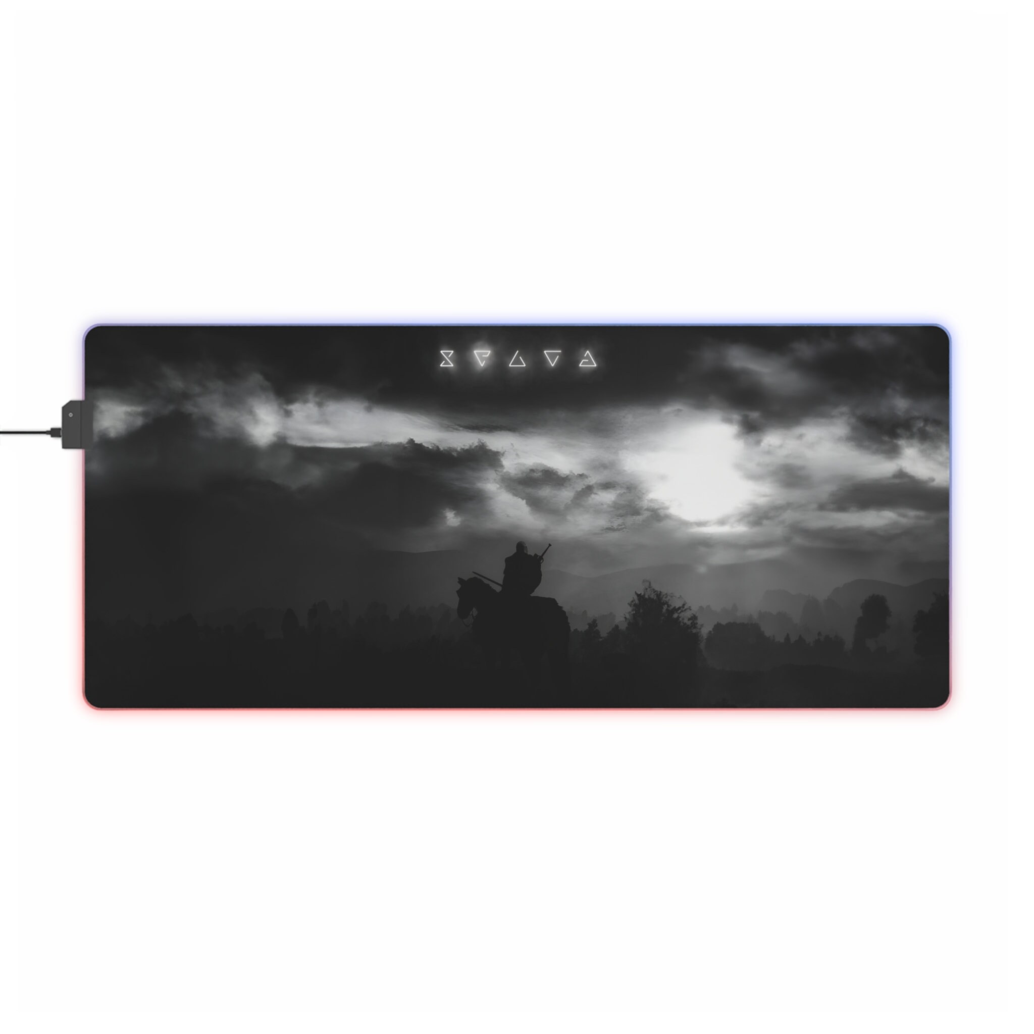 Command the Elements With Geralt's Mystical Signs Mousepad, LED RGB ...