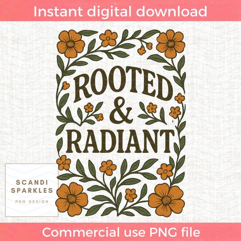 Radiant and Rooted - Etsy