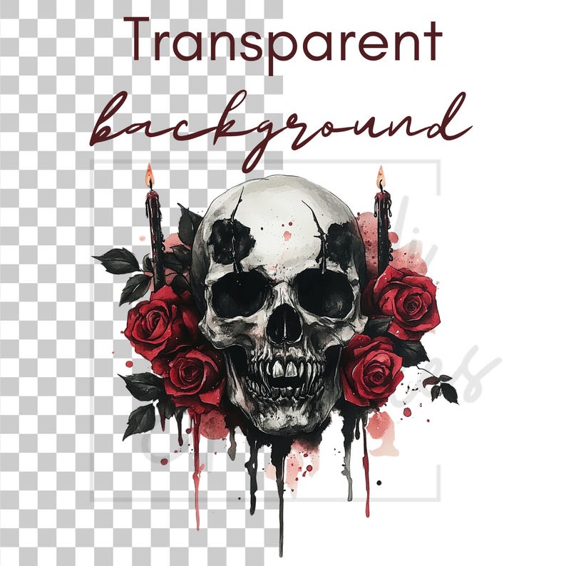 Vampire’s Lair Watercolor Clipart Bundle | Coffins, Gothic Chandeliers ...