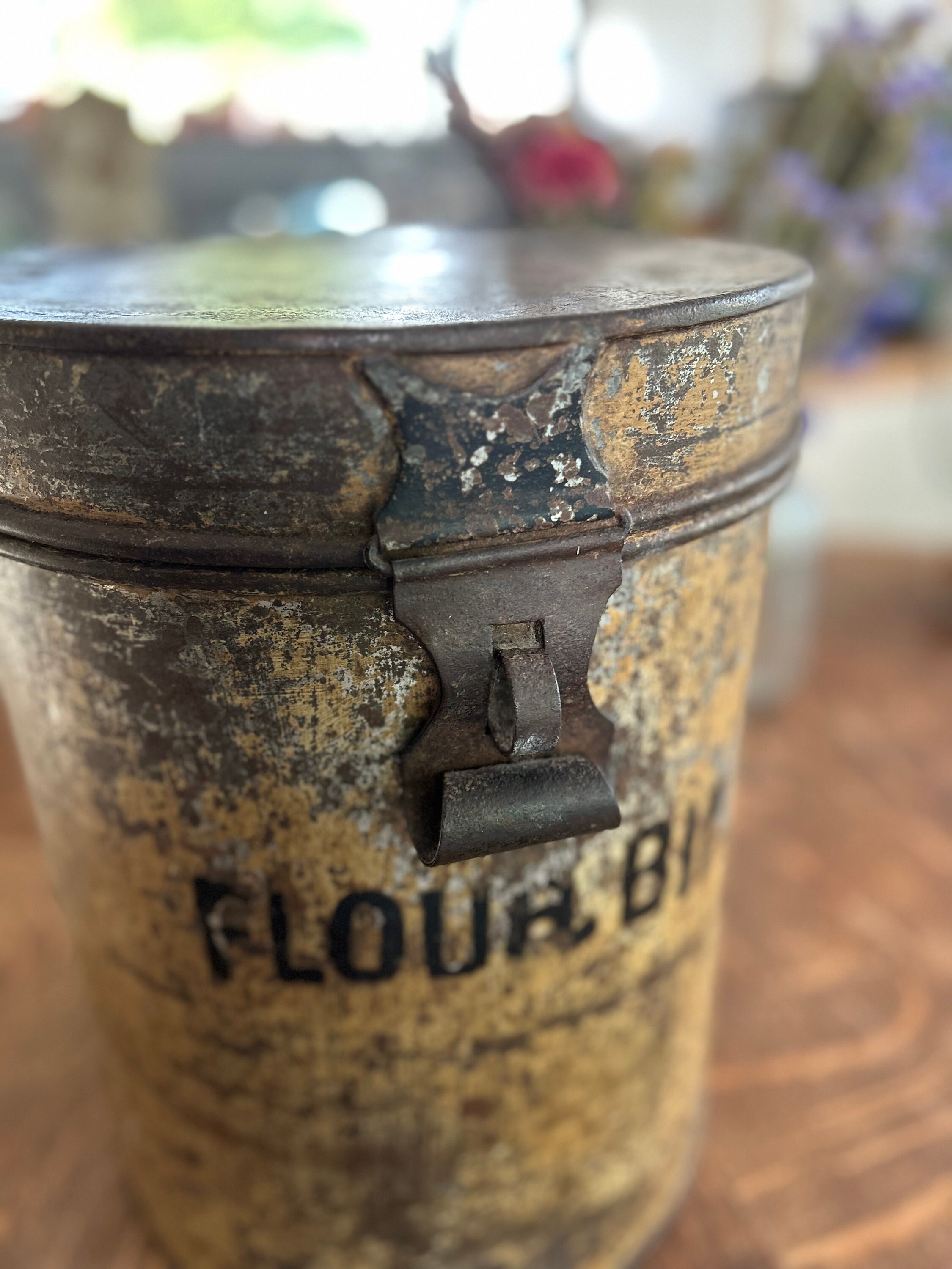 Antique Flour Bin - Etsy