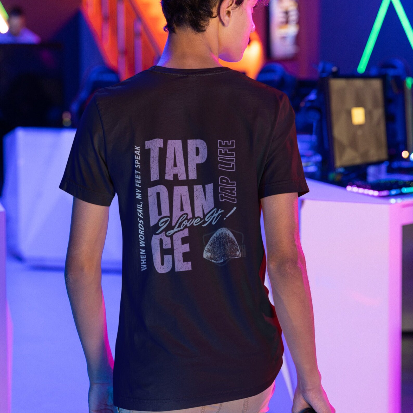 When Words Fail My Feet Speak, Tap Life Unisex Jersey Short Sleeve Tee ...