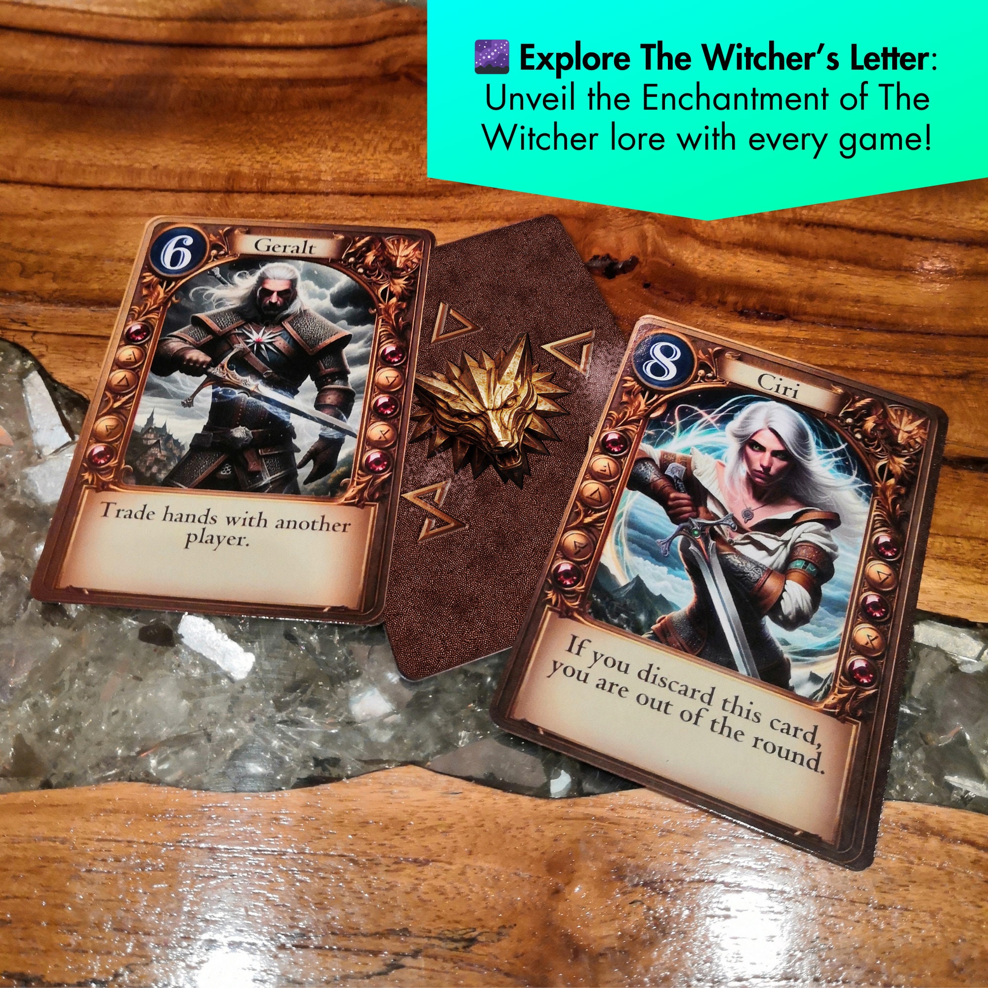 Witcher-themed Love Letter Card Game Classic Edition, 16 Character ...