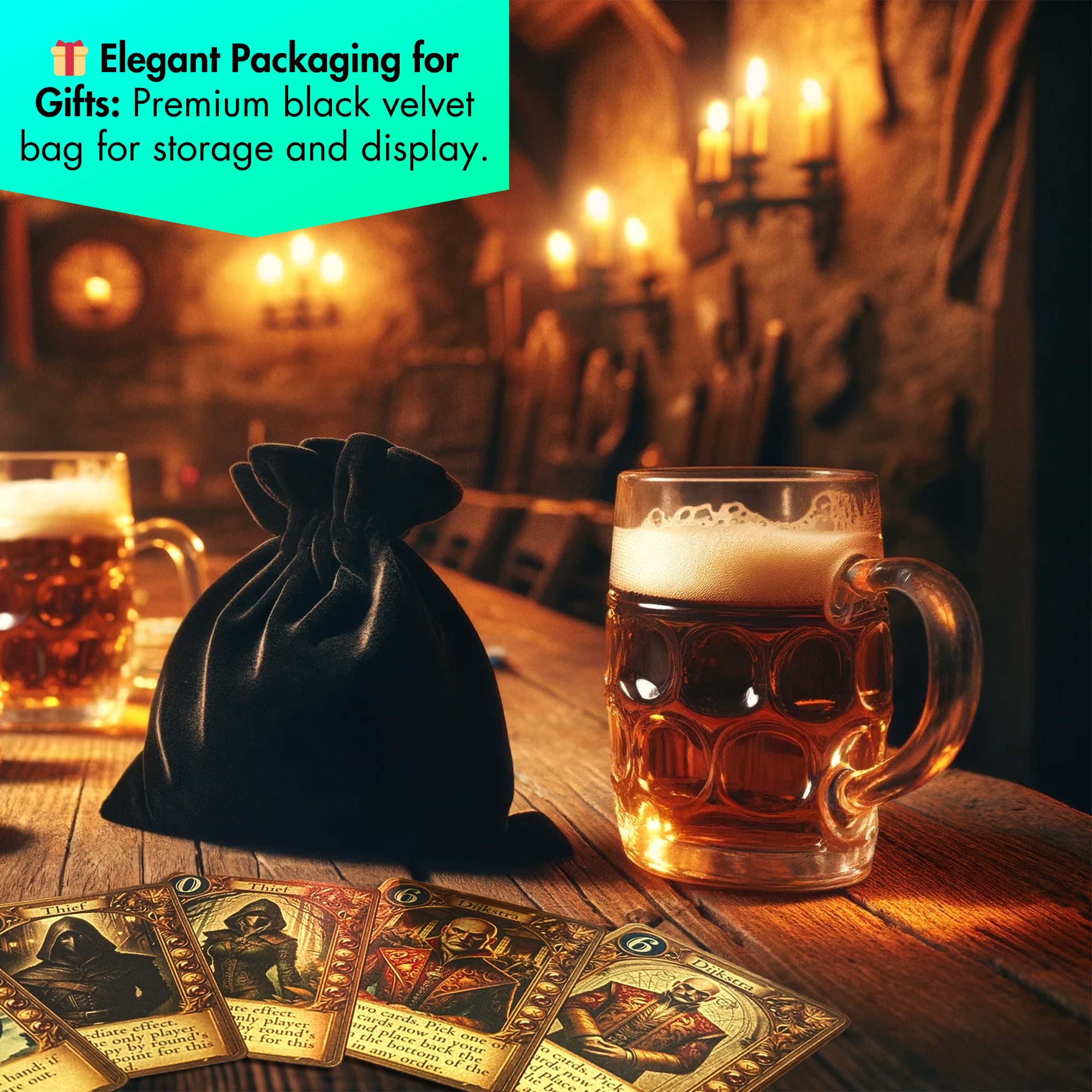 Witcher's Letter: Premium Love Letter Card Game 21 Gold Foil Cards ...