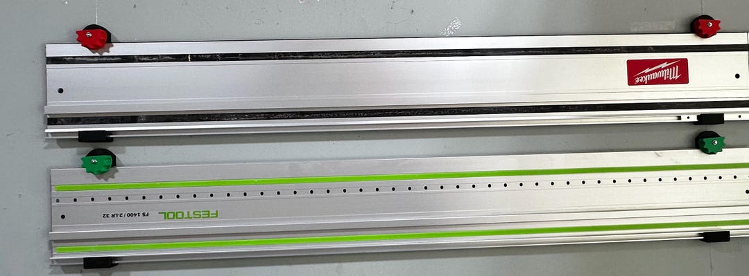 Milwaukee/festool/makita Guide Rail Holder Track Saw Wall Mount - Etsy