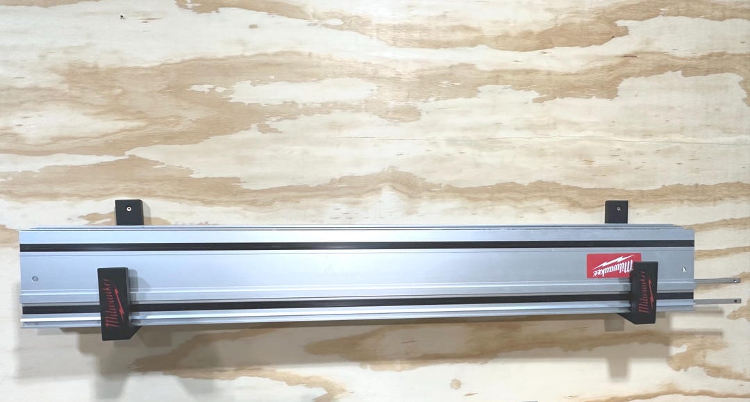 Track Saw Guide Rail Wall Mounts - Triple Mount- Most Brands Available ...
