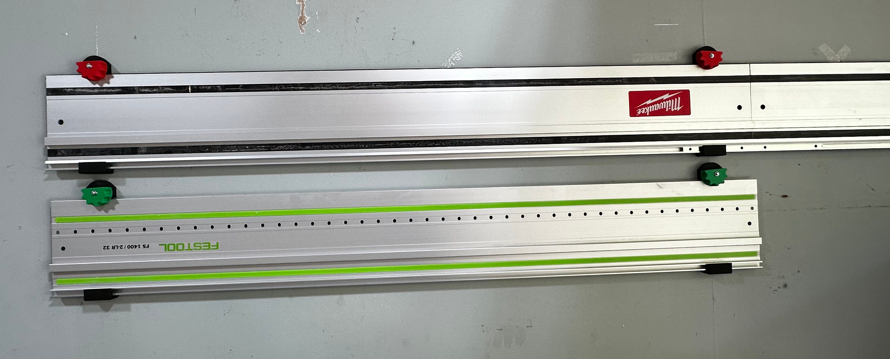 Milwaukee/festool/makita/dewalt Guide Rail Holder- Track Saw Wall Mount ...