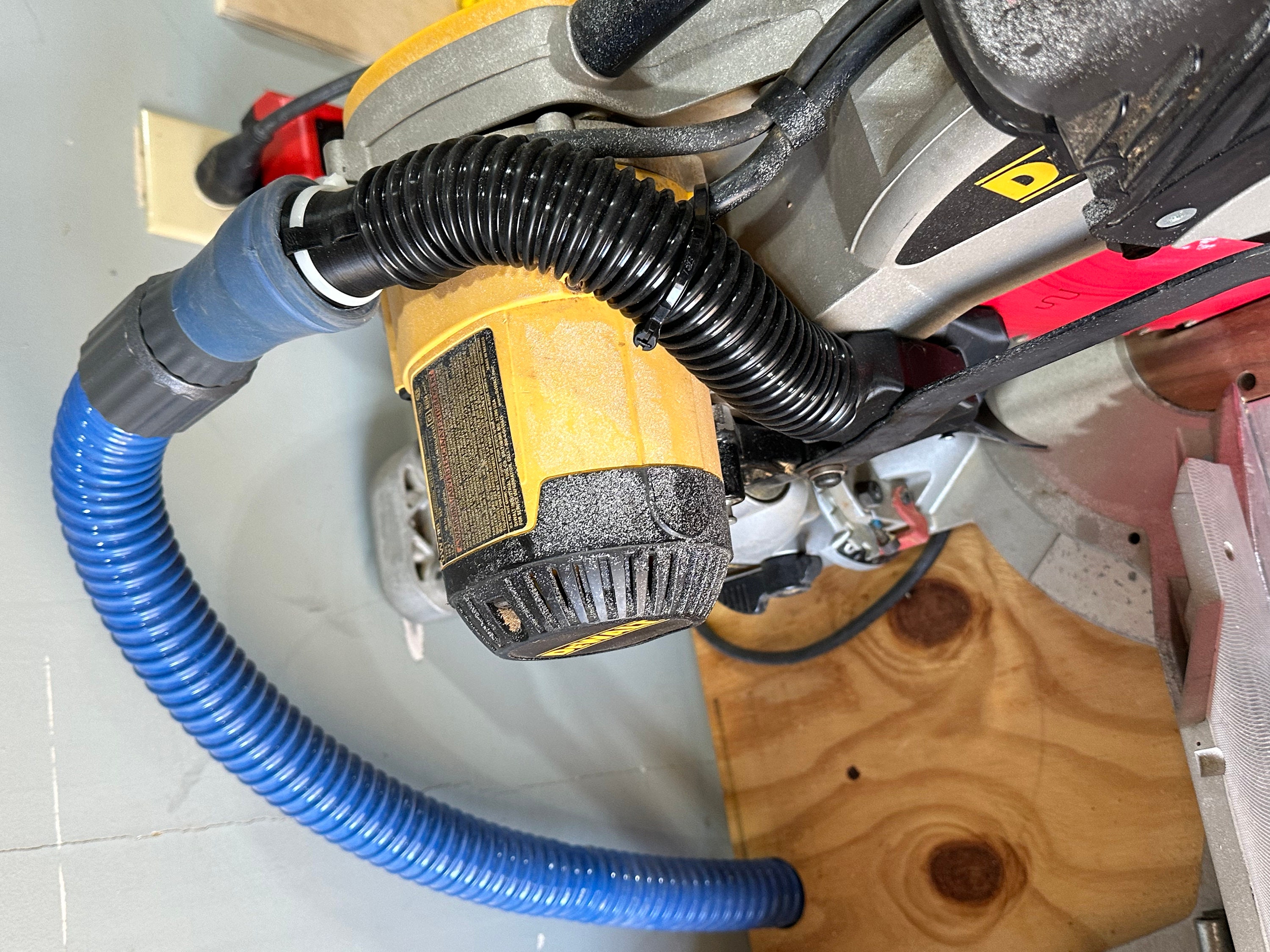 Dewalt Double Bevel Compound Sliding Miter Saw **parts Only** Dust ...