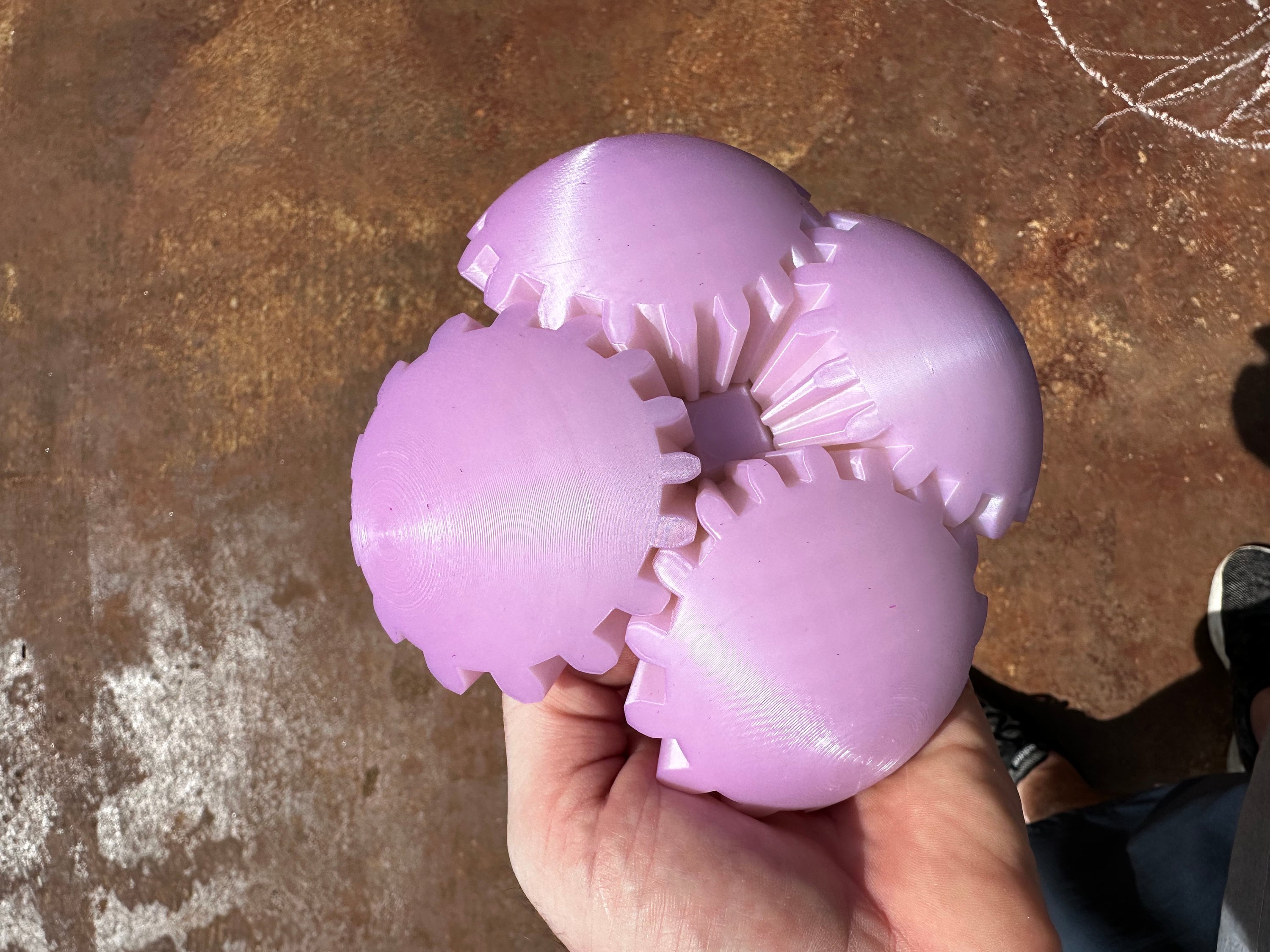 Gear Ball Fidget Toy 2 Sizes to Choose-new Red-white-blue - Etsy