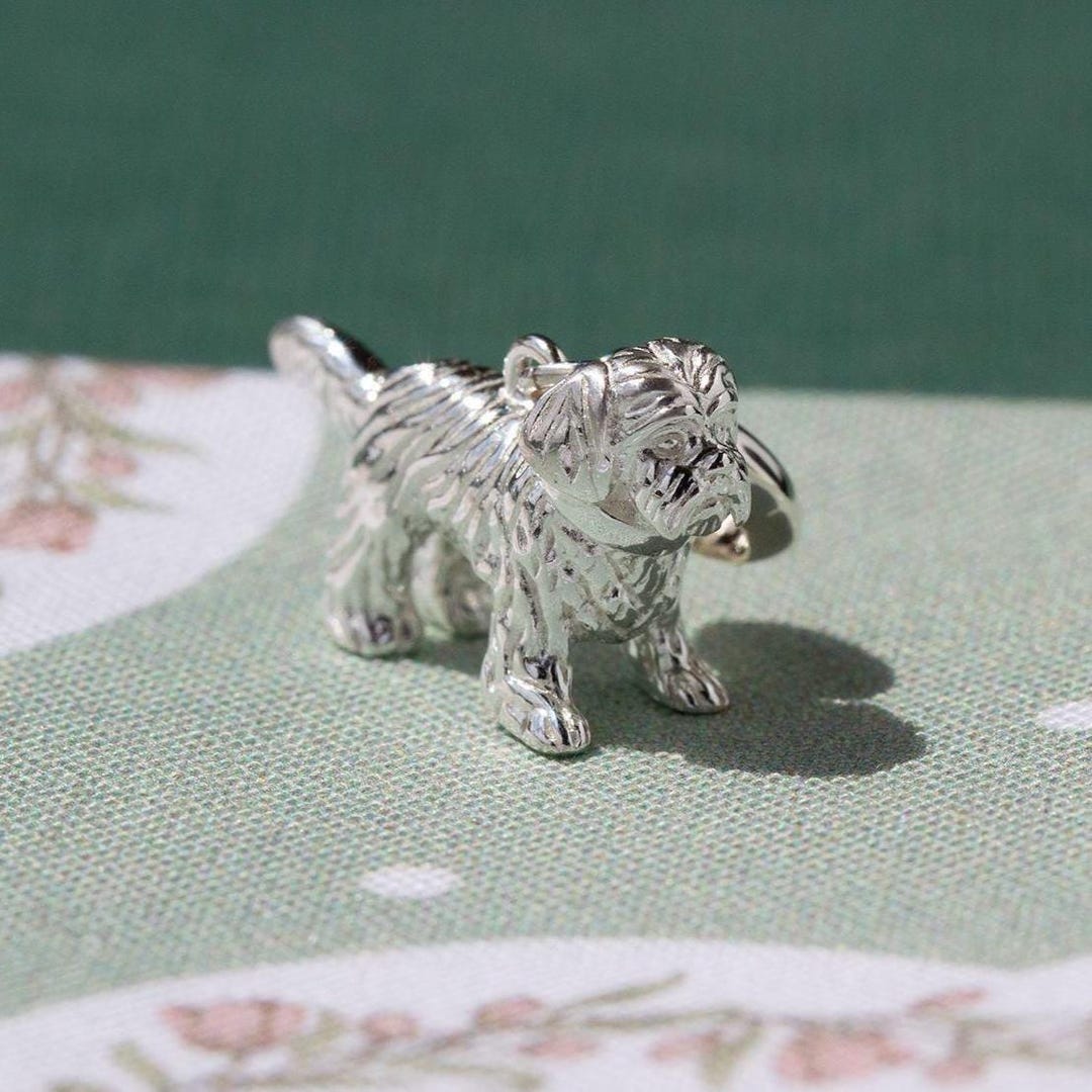 Shih Tzu Silver Charm - Sterling Silver Shih Tzu Pendant - Dog Lovers ...
