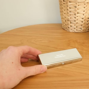 Personalised Pill Box - Engraved Pill Organiser - Custom Medication ...