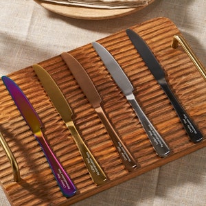 Personalised Stainless Steel Table Knife - Engraved Cutlery Gift - Etsy